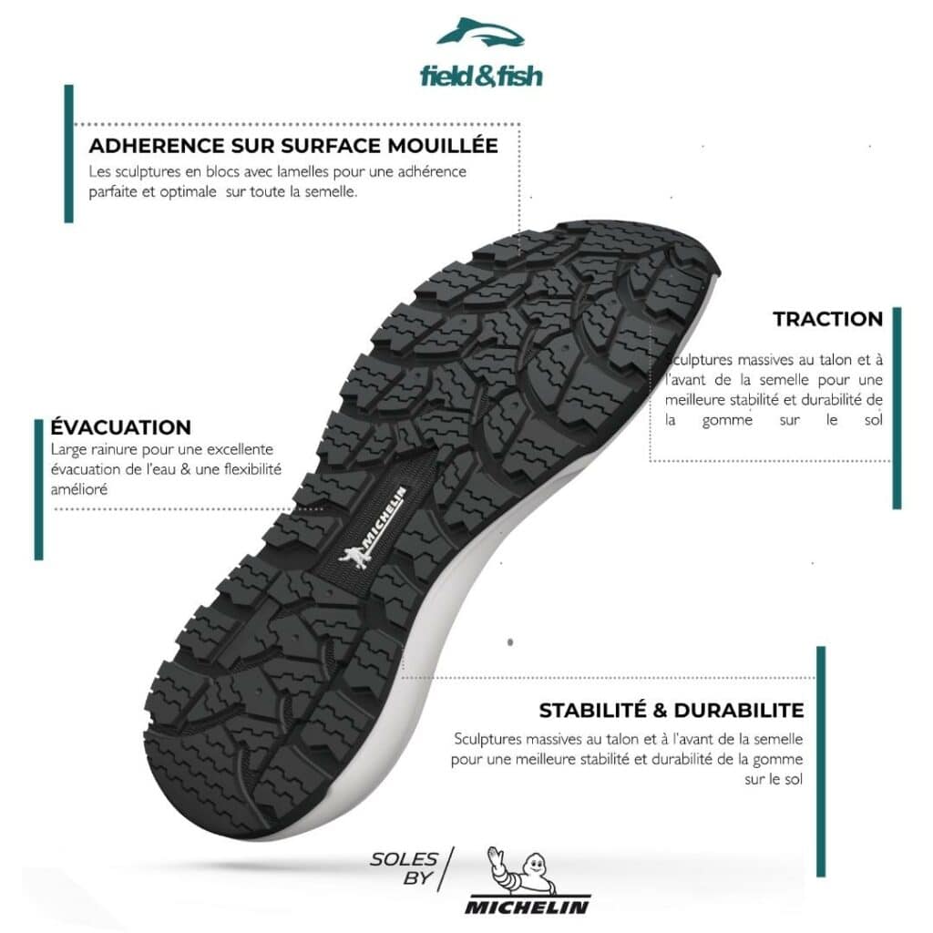 Chaussures de pêche light MICHELIN - Field & Fish